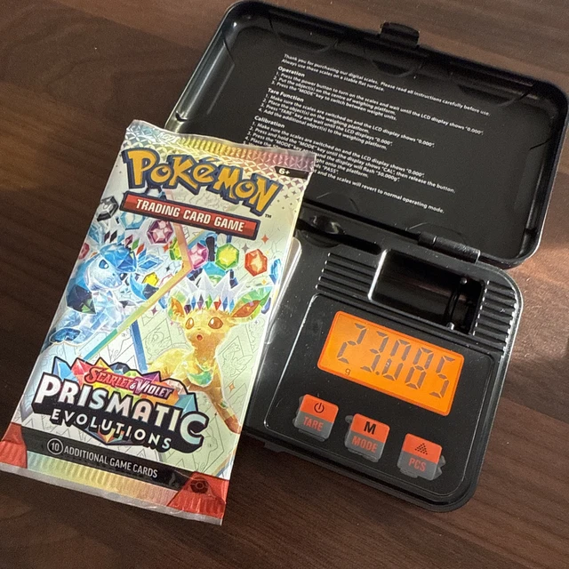 POKÉMON TCG - Prismatic Evolutions Booster Pack - Sealed - HEAVY PACK ...