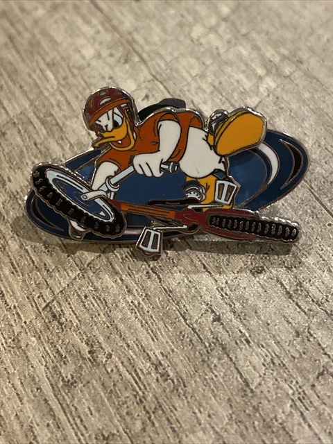 DISNEY DONALD DUCK Sliding BMX Off Road Bike 3D Pin HTF 2003 £14.05 ...