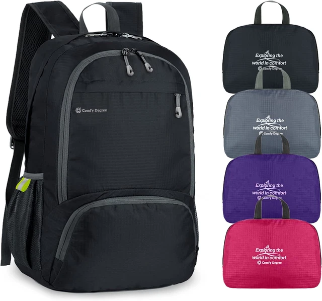 COMFYDEGREE ULTRALIGHT FOLDABLE Hiking Backpack | 30L Packable ...