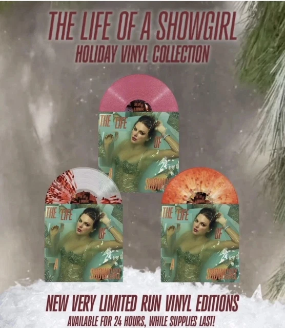 TAYLOR SWIFT THE Life Of A Showgirl Holiday Collection PRESALE £156.70 ...