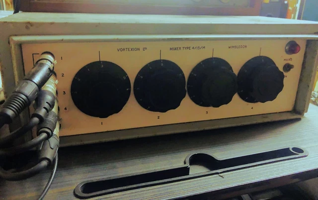 VORTEXION 4/15/M 1950S 4 channel valve/tube mixer (fully working) £ ...