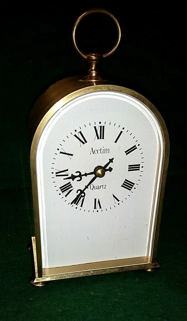 VINTAGE ACCTIM DOME top Quartz Mantel Clock with Hechinger Quartz ...