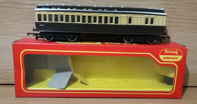 TRIANG HORNBY R333 GWR brake 3rd coach with celerestory roof - Vintage ...