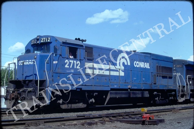 ORIGINAL TRAIN SLIDE CR Conrail locomotive train 5528, 1993 EUR 3,22 - PicClick DE