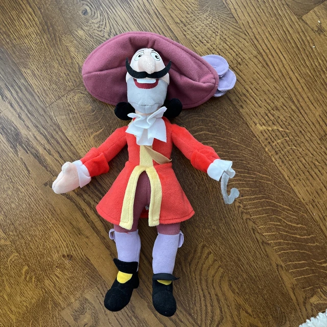 DISNEY JUNIOR JAKE & The Neverland Pirates Captain Hook Plush Soft Toy ...