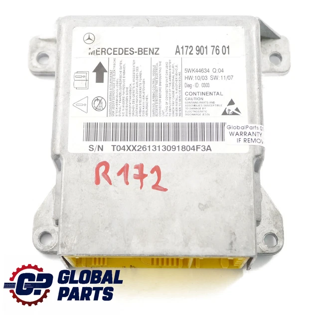 MERCEDES SLK R172 Front Air Module SRS Control Unit ECU A1729017601 £29 ...