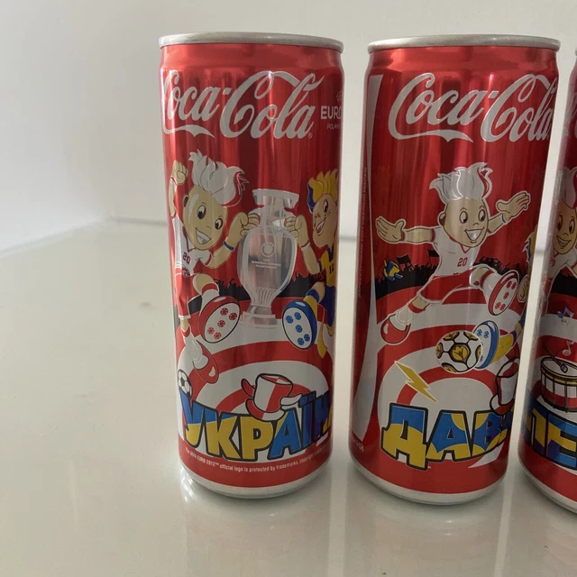 COCA COLA COKE Collectors CANs 250 Ml 2012 Ukrainian Cans EUR 18,54 ...