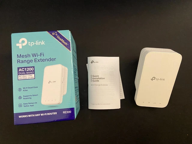 TP-LINK AC1200 MESH WIFI Range Extender EUR 15,00 - PicClick IT