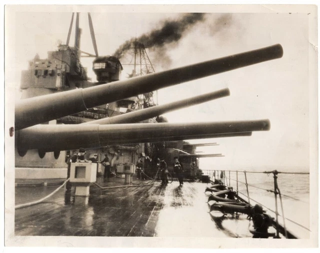 1941 BRITISH BATTLESHIP HMS King George V at Sea 7x9 Original News ... 1941 BRITISH BATTLESHIP HMS King George V at Sea 7x9 Original News ...