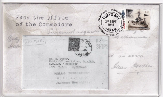 FDC: AUSTRALIAN 2011 Wartime Letter From The Office Of The Commodore ...