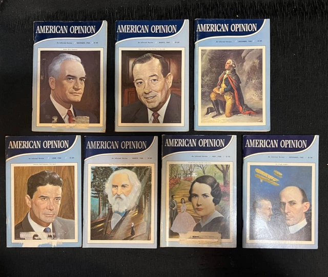 AMERICAN OPINION MAGAZINE 1964-1969 Group Of 7 Barry Goldwater ...