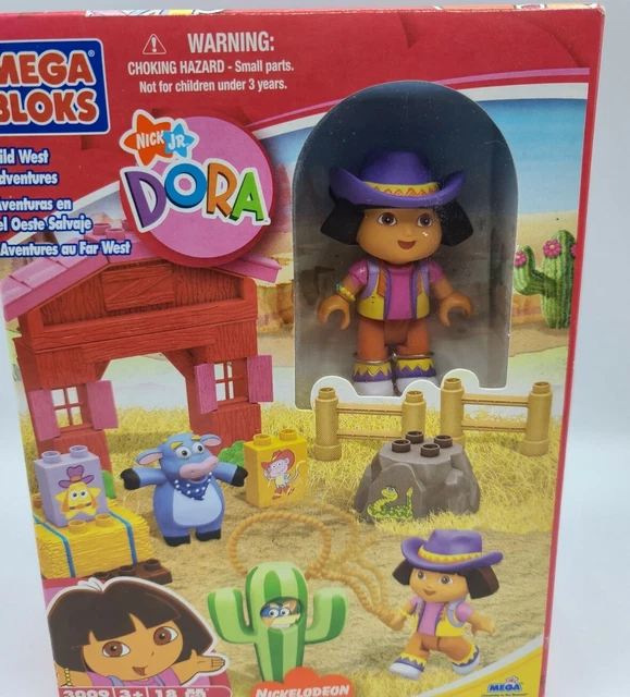 NICKELODEON'S DORA THE Explorer Wild West Adventures Mega Bloks New and ...