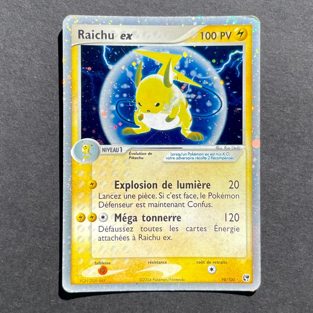 RAICHU EX HOLO - 98/100 - Tempete De Sable - Bloc Ex - Carte Pokemon Fr ...