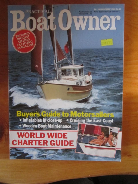 MAGAZINE PRACTICAL BOAT Owner No. 240 December 1986 Great ***Must See ...