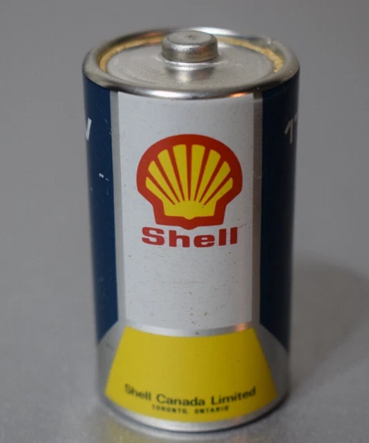 VINTAGE SCARCE SHELL OIL CANADA flashlight battery $9.99 - PicClick