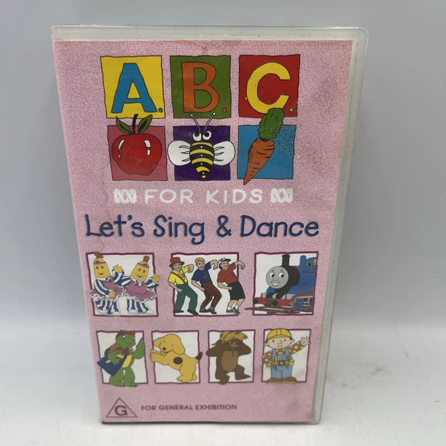 ABC FOR KIDS Lets Sing And Dance VHS Hooley Dooleys Bananas In Pyjamas ...