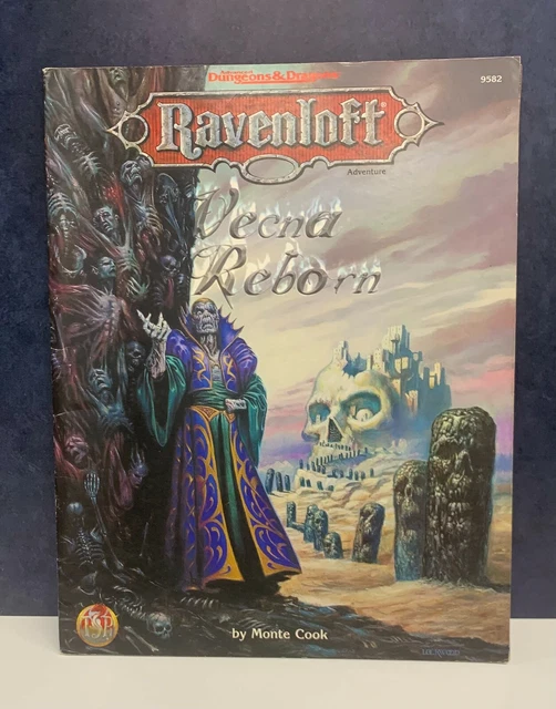 TSR 9582 AD&D 2nd Edition Vecna Reborn Adventure module COMPLETE ...