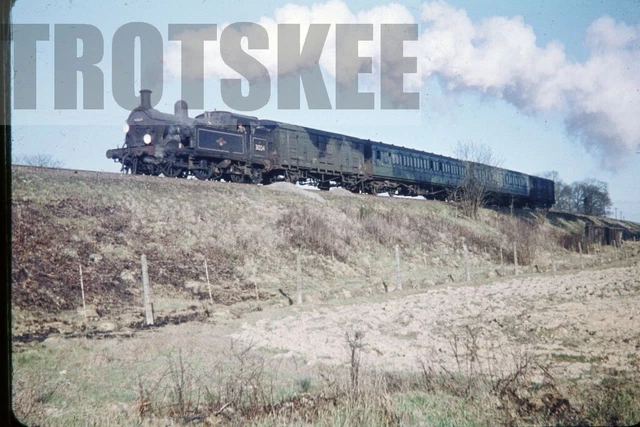 35MM SLIDE BR British Railways Steam Loco 31324 Class H Edenbridge 1962 ...