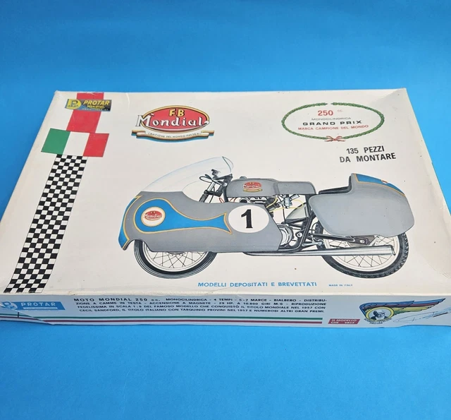 PROTAR MONDIAL 250CC GRAND PRIX - MOTORCYCLE MODEL KIT 1:9 SCALE - NIB ...