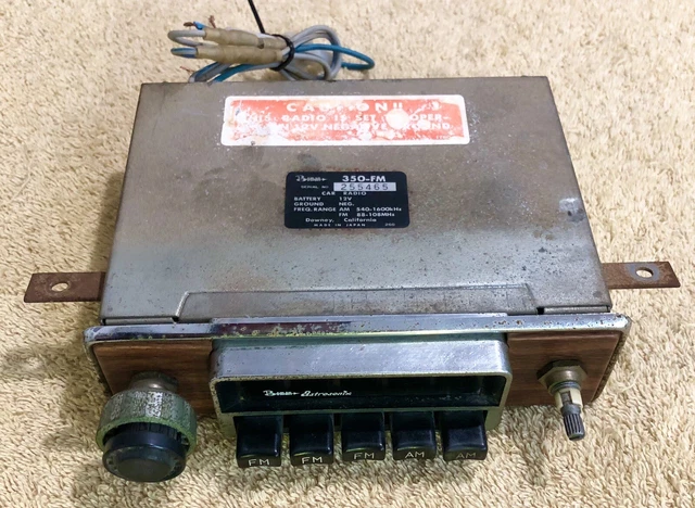 VINTAGE BOMAN ASTROSONIX Vw Car Radio Model 350-Fm Made In Japan £37.30 ...