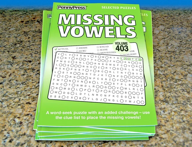 PENNY PRESS MISSING Vowels Pack 8 $50.13 - PicClick CA