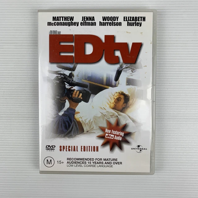 EDTV MATTHEW MCCONAUGHEY DVD R4 RARE CULT Mint Disc Free Tracked Post ...