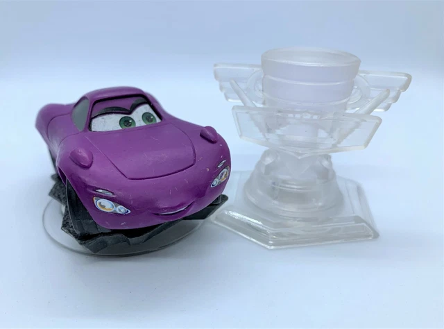 DISNEY INFINITY PIXAR Cars Holley Shiftwell Figure AND Trophy Playset ...