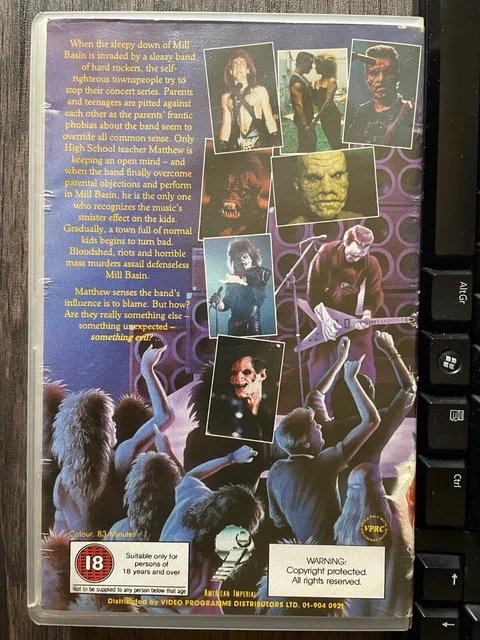 BLACK ROSES 1988 UK VHS BIG BOX VPD356 HORROR ROCK METAL £50.00 ...