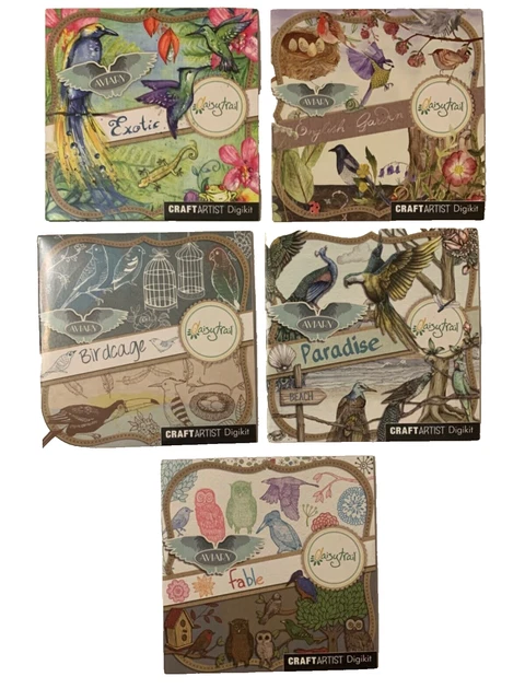 CRAFT ARTIST DIGIKIT - Aviary Collection - Daisy Trail Serif Cd Rom £18 ...