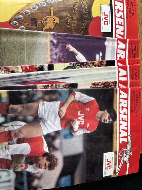 ARSENAL FC HOME Programmes 1984 ( 19 In Total) £11.12 - PicClick UK