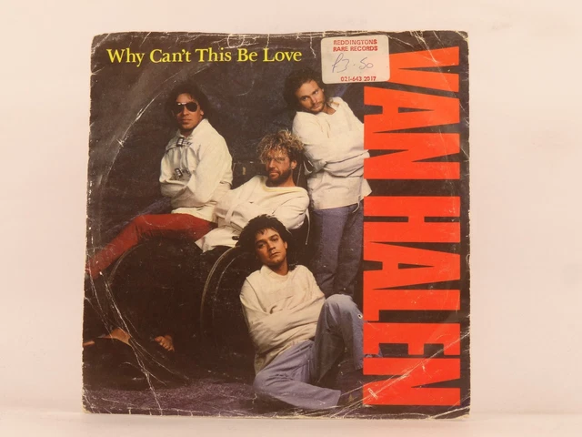 VAN HALEN WHY CANT THIS BE LOVE (113) 2 pistes 7 pouces manche unique ...