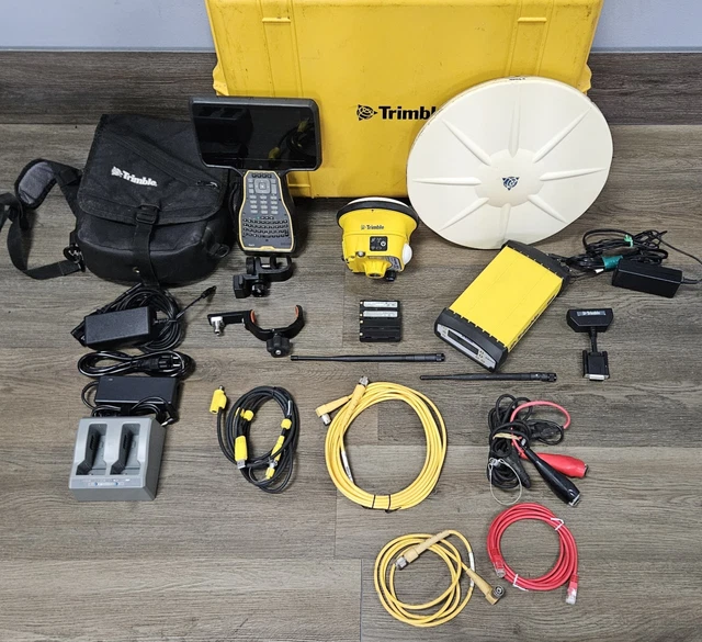 TRIMBLE SPS855 SPS985 GPS GNSS Base Rover RTK Kit TSC7 Siteworks 900MHz ...