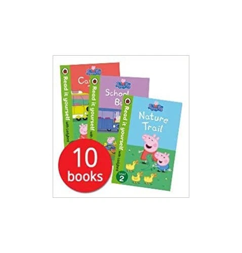 PEPPA PIG READ it Yourself with Ladybird Collection 10 Books Set (Level 1-2 Book £59.15 ...