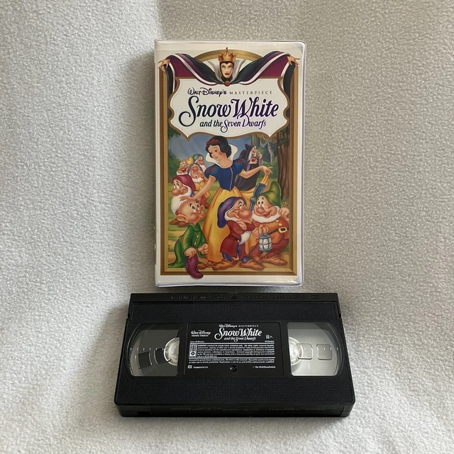 SNOW WHITE AND the Seven Dwarfs VHS Walt Disney Masterpiece collection ...