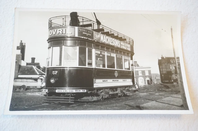 ISLE OF THANET Tramways Tram Postcard Margate Broadstairs £9.99 ...