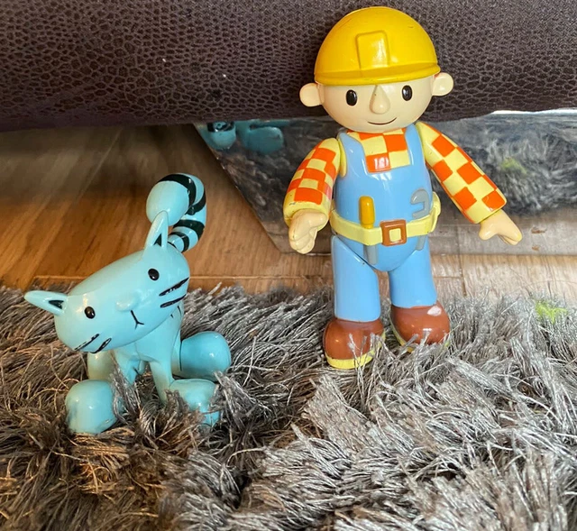 BOB AND PILCHARD Bob The Builder Figure Racing Champions 1998 Vintage ...