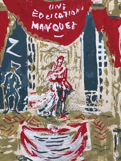 DESSIN JEAN TERLES Opérette ange Chabrier théâtre Parisien Art Français ...