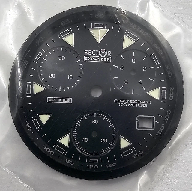 NOS SECTOR EXPANDER 210 Chronograph Sphere 5215332083 Dial Watch ...