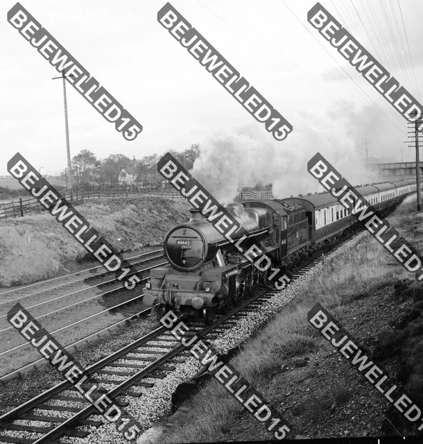 OLD NEGATIVE.BRITISH RAILWAY Steam Locomotive No.45642.........#272 £2. ...