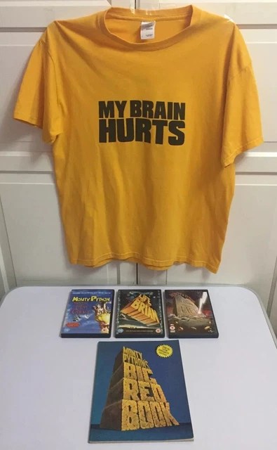 TSHIRT XL MONTY Python Big Red Book DVD Holy Grail,Life of Brian ...