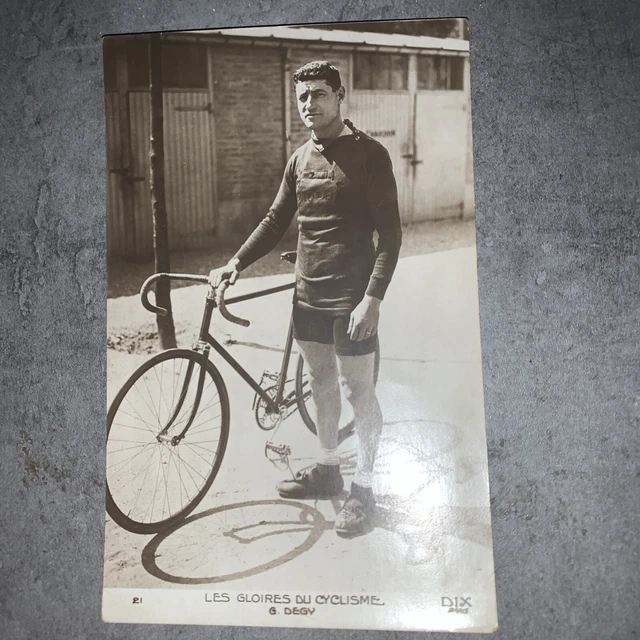 CARTE POSTALE CYCLISME Gaston Degy Edition Dix Paris 21 EUR 12,00 ...