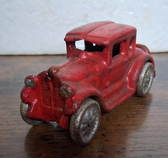 COUPE RED Cast Iron 4 Inch Toy Collectible $66.04 - PicClick CA