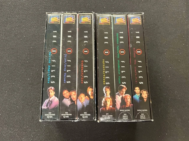 THE X-FILES VHS Box Set Lot Volumes 1& 2 Oop 1996 £16.18 - PicClick UK