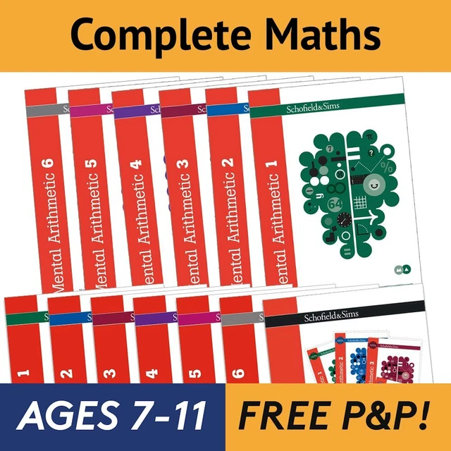 KS2 MATHS WORKBOOKS Complete Set for 2024 - Ages 7-11 - with Answers ...