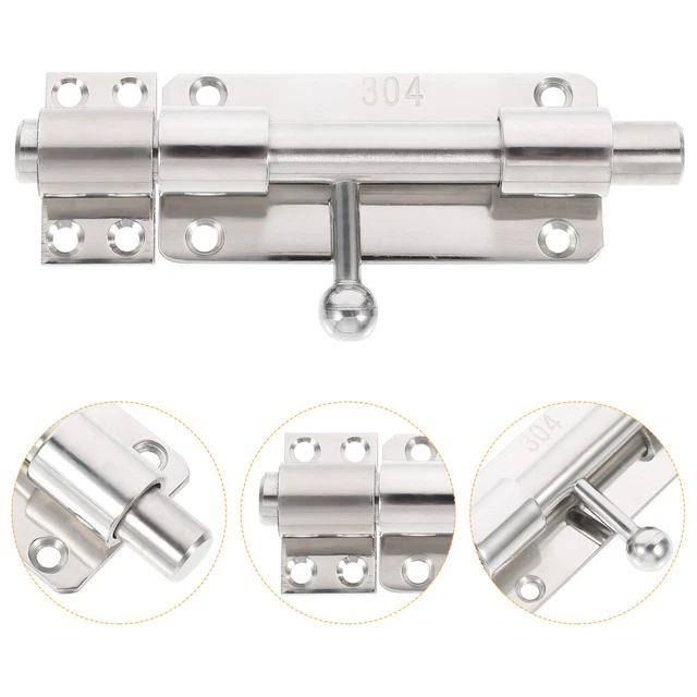 SURFACE MOUNTED SLIDING Lock Safety Sliding Lock Stainless Steel ...