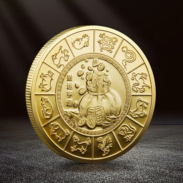 2025 YEAR OF The Snake Commemorative Coins Chinese Zodiac Medals 3D ...