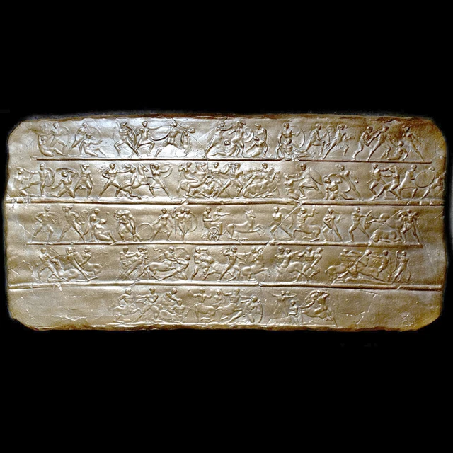 PARTHENON OF ATHENS Greek Temple Relief Frieze sculpture plaque in ...