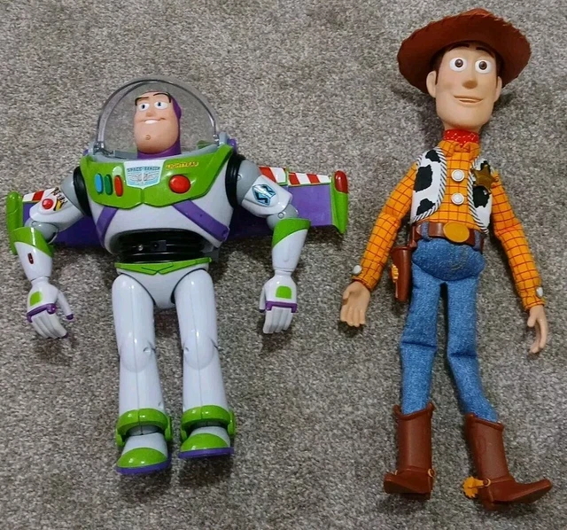 DISNEY TOY STORY Interactive Talking Buzz & Woody Thinkway Toys. £40.00 ...