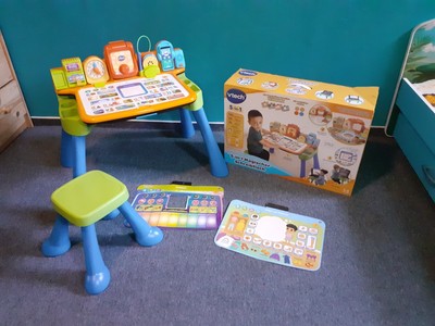 VTECH MAGIC DESK 5in1 *A Small Part Missing!*see 2nd picture! £30.62 ...