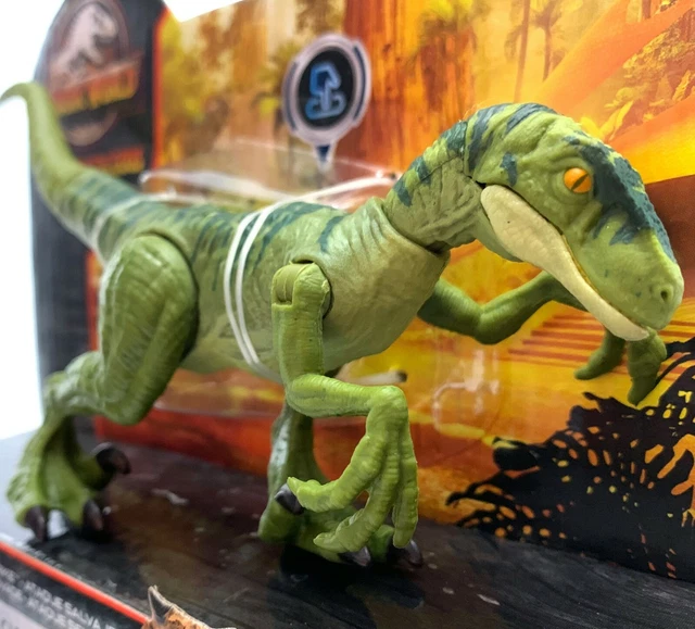 JURASSIC WORLD CAMP Cretaceous Velociraptor Charlie Savage Strike ...